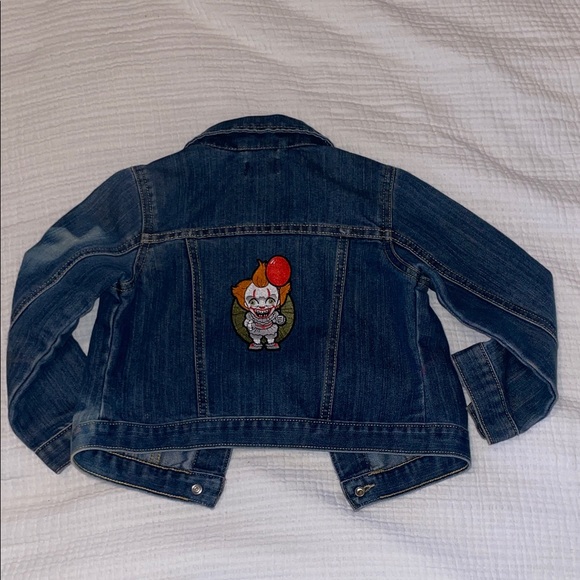 Place | Jackets & Coats | Place Blue Denim Jacket With Pennywise The ...
